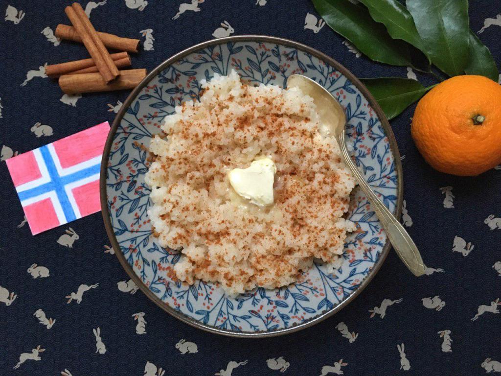 Norwegian Christmas rice porridge